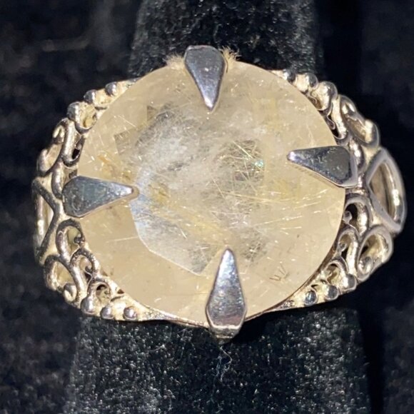 Unbranded | Jewelry | Ring White Spinel Tested Size 62 15mm X 15mm ...